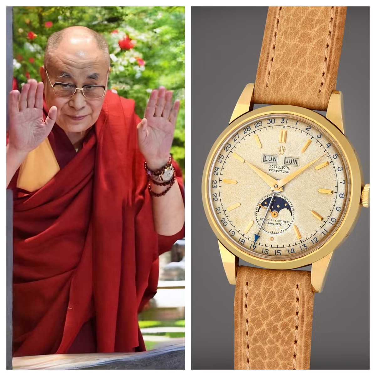 Dalai Lama tem um dos relógios Rolex mais raros já feitos - Esquire